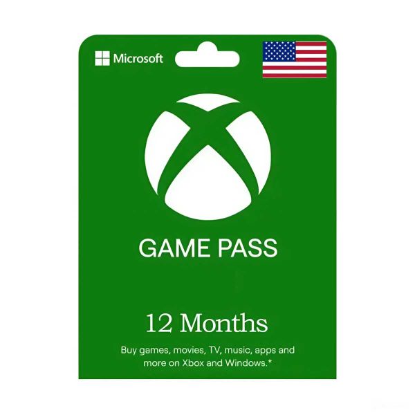 Buy Online XBOX USA Game Pass 12 Months Digital Card At The Best Price ...